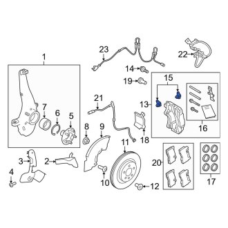 Land Rover Discovery Sport OEM Brake Parts | Pads, Bleeders, Rotors ...