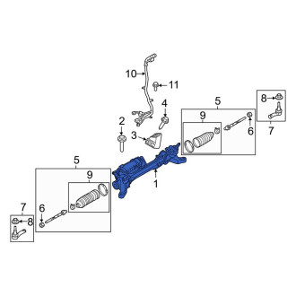 Land Rover Range Rover Sport Rack & Pinion Steering Systems, Parts ...