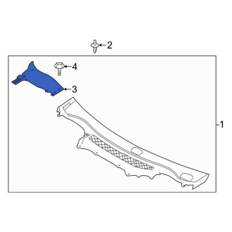 Land Rover Range Rover Sport Cowl Panels & Parts | Vent Grills — CARiD.com