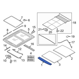 Land Rover Range Rover Sport OEM Roofs & Parts | Panels, Drip Rails ...