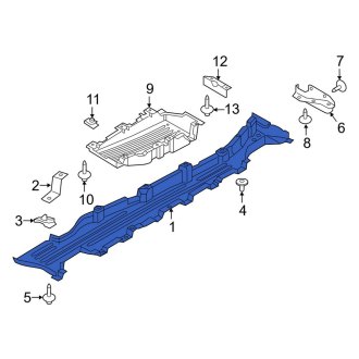 Land Rover Range Rover Sport Underbody Covers | Splash Shields — CARiD.com