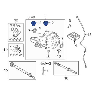Land Rover Defender OEM Driveline & Axle Parts | Hubs, CV-Joints ...