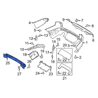 Land Rover Range Rover Sport Bumper Reinforcements & Energy Absorbers ...