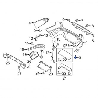 Land Rover Bumper Brackets & Hardware | Supports, Fasteners – CARiD.com