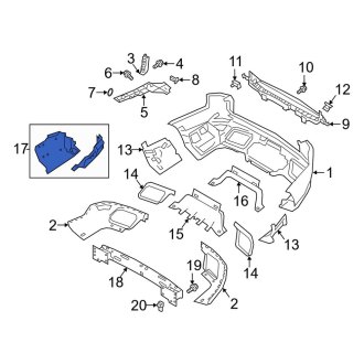 Land Rover Range Rover Sport Bumper Inserts & Covers | Front, Rear ...