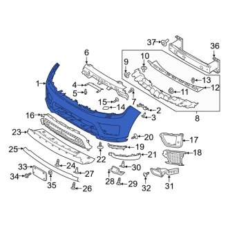 Land Rover Range Rover Sport Replacement Front Bumpers & Components ...