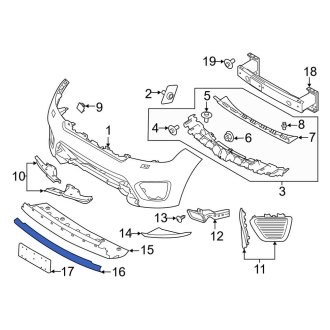 Land Rover Range Rover Sport Replacement Bumper Moldings & Trim — CARiD.com