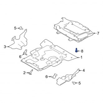 Land Rover Range Rover Sport Chassis Frames Hardware | Clips, Plugs ...
