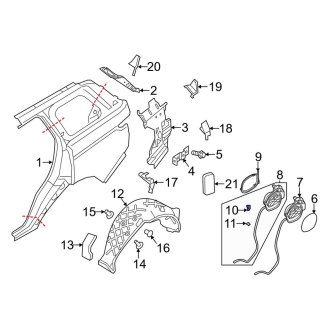 Land Rover OEM Quarter Panels & Parts | Rear & Front — CARiD.com