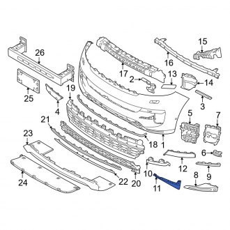 Land Rover OEM Header Panels & Parts | Support Bars, Panels — CARiD.com