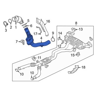 Land Rover OEM Exhaust Parts | Systems, Tips, Pipes, Manifolds — CARiD.com