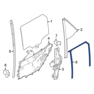 Land Rover Range Rover Sport OEM Window Parts | Visors, Regulators ...