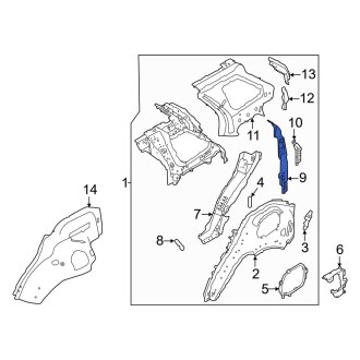 Land Rover Range Rover Sport Replacement Quarter Panels - CARiD.com