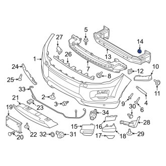 Land Rover Range Rover Sport Header Panel Brackets & Hardware — CARiD.com