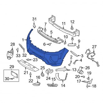 Land Rover Range Rover Evoque Replacement Front Bumpers & Components ...