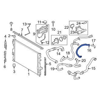 Land Rover OEM Engine Cooling Parts | Radiators, Fans, Pumps — CARiD.com