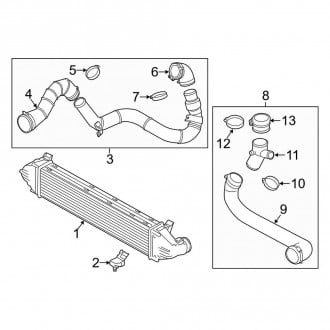 Land Rover Range Rover Evoque Intercooler Hoses & Pipes - Clamps, Kits ...