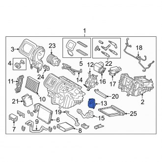 Land Rover Range Rover Evoque Replacement Heater Control Valves — CARiD.com