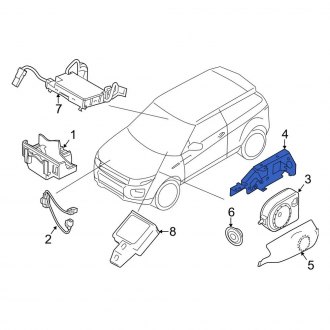 Land Rover Range Rover Evoque OEM Audio & Electronics | Speakers ...