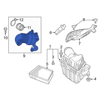 Land Rover Range Rover Evoque OEM Air Intake Parts | Filters, Manifolds ...
