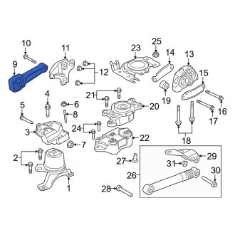 Land Rover Range Rover Evoque OEM Engine Parts | Rebuild Kits, Pistons ...