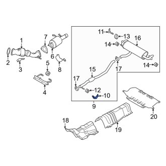 Land Rover LR2 OEM Exhaust Parts | Systems, Tips, Pipes — CARiD.com
