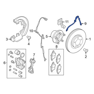 Land Rover Range Rover Evoque OEM Brake Parts | Pads, Bleeders, Rotors ...