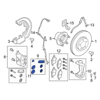 Land Rover Defender OEM Brake Parts | Pads, Bleeders, Rotors — CARiD.com