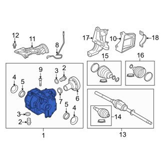 Land Rover Range Rover Evoque Differentials | Rear, Front, Limited Slip ...