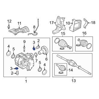 Land Rover LR2 OEM Driveline & Axle Parts | Hubs, CV-Joints — CARiD.com