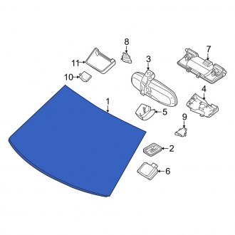 Land Rover Range Rover Evoque Replacement Windshield Glass — CARiD.com