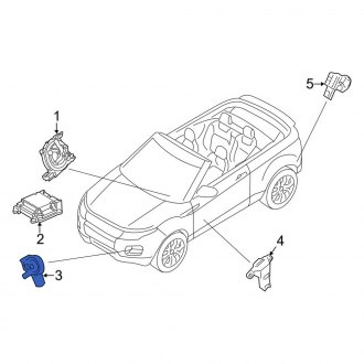 Land Rover Range Rover Evoque Air Bag Parts | Sensors, Switches — CARiD.com