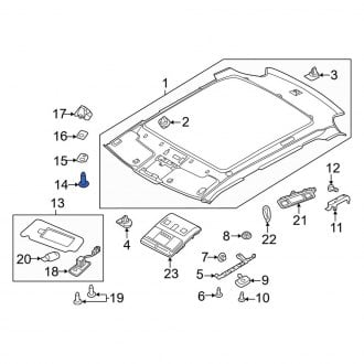 Land Rover Range Rover Evoque OEM Interior Components — CARiD.com