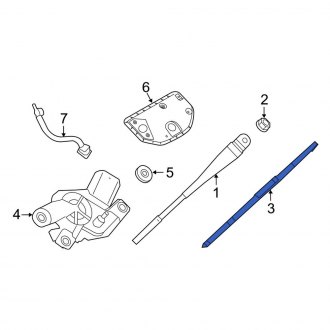 Land Rover OEM Wiper Blade & Washer Parts | Motors, Wiper Arms — CARiD.com