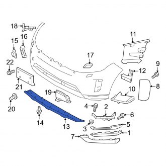 Land Rover Range Rover Evoque Replacement Bumper Spoilers & Valances ...