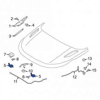 2025 Land Rover Range Rover Evoque Hood Locks & Hood Latches | CARiD