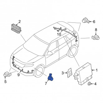 Land Rover Defender Parking Sensors | Garage, Rear, Front — CARiD.com