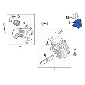Land Rover Range Rover Evoque OEM Air Intake Parts | Filters, Manifolds ...