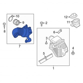 Land Rover Range Rover Evoque OEM Air Intake Parts | Filters, Manifolds ...