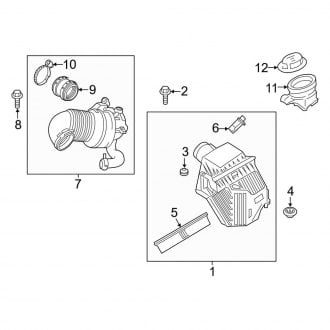 2023 Land Rover Range Rover Evoque OEM Air Intake Parts | Filters ...