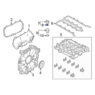 Land Rover Range Rover Evoque Engine Valve Covers & Parts | Gaskets ...