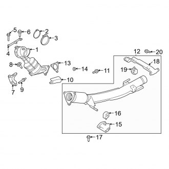 2020 Land Rover Range Rover Evoque OEM Exhaust Parts | Systems, Tips ...