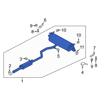 Land Rover Range Rover Evoque OEM Exhaust Parts | Systems, Tips, Pipes ...