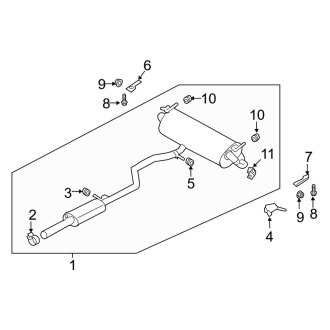 2020 Land Rover Range Rover Evoque OEM Exhaust Parts | Systems, Tips ...