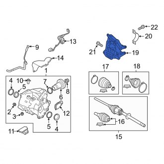 Land Rover Range Rover Evoque OEM Driveline & Axle Parts | Hubs, CV ...