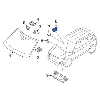 Land Rover Discovery Sport OEM Wiper Blade & Washer Parts | Motors ...