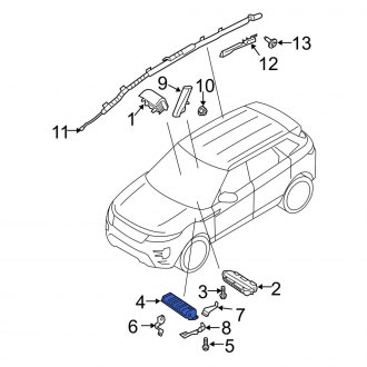 Land Rover Range Rover Evoque Air Bag Parts | Sensors, Switches — CARiD.com