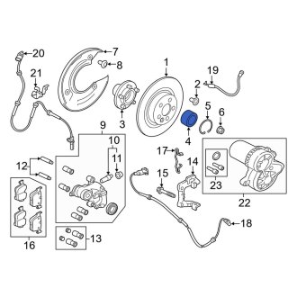 Land Rover Range Rover Evoque Wheel Hubs | Assemblies, Bearings, Seals ...