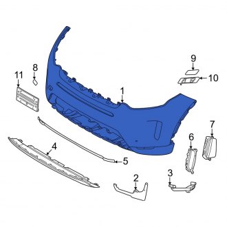 Land Rover Discovery Sport Replacement Front Bumpers & Components ...
