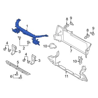 Land Rover Discovery Sport Radiator Supports — CARiD.com
